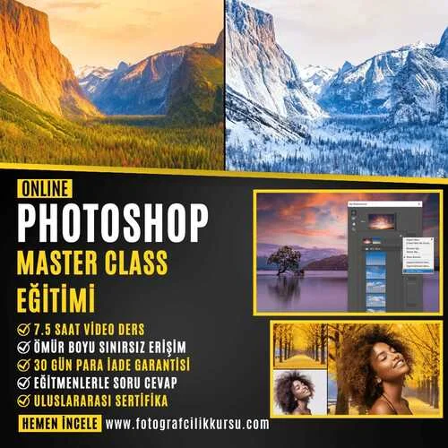 Online Photoshop Master Class Eğitimi
